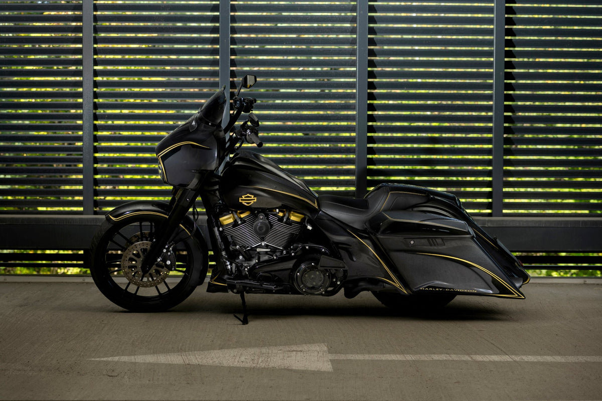 Magnus side cover and tank shroud set for HD Touring 2014 up models ...