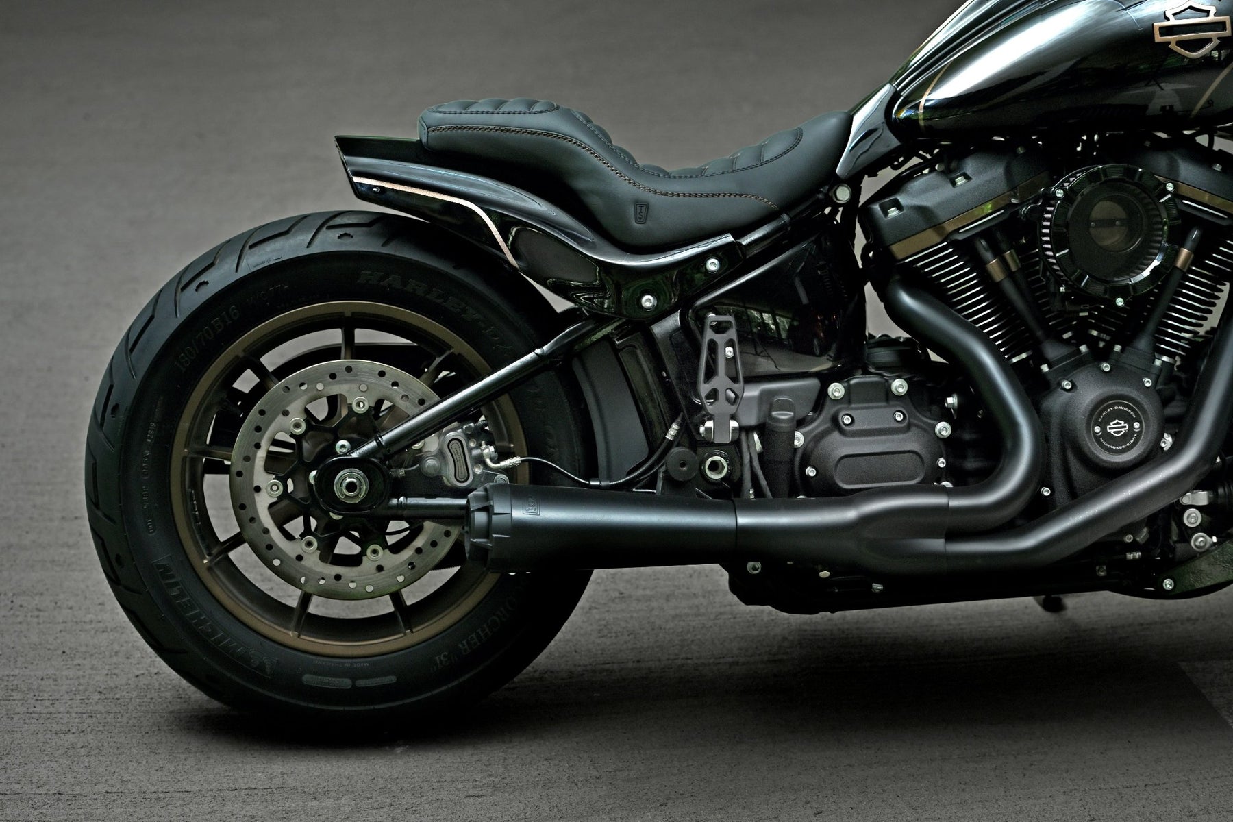 Crook Series Short Rear Fender for Harley Low Rider, Heritge, Fat Bob ...