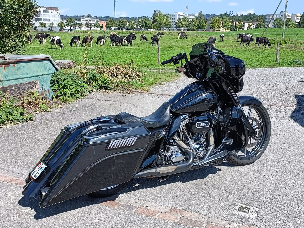 Set of stretched fender and saddlebags Magnus for HD Touring 2009-2013 ...
