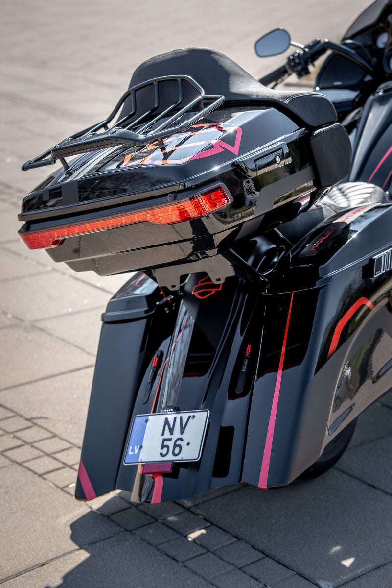 Magnus Stretched Rear Fender for Harley Davidson Touring 2009-2013 ...